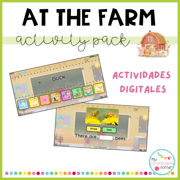 AT THE FARM - Activity pack - My Classroom Corner