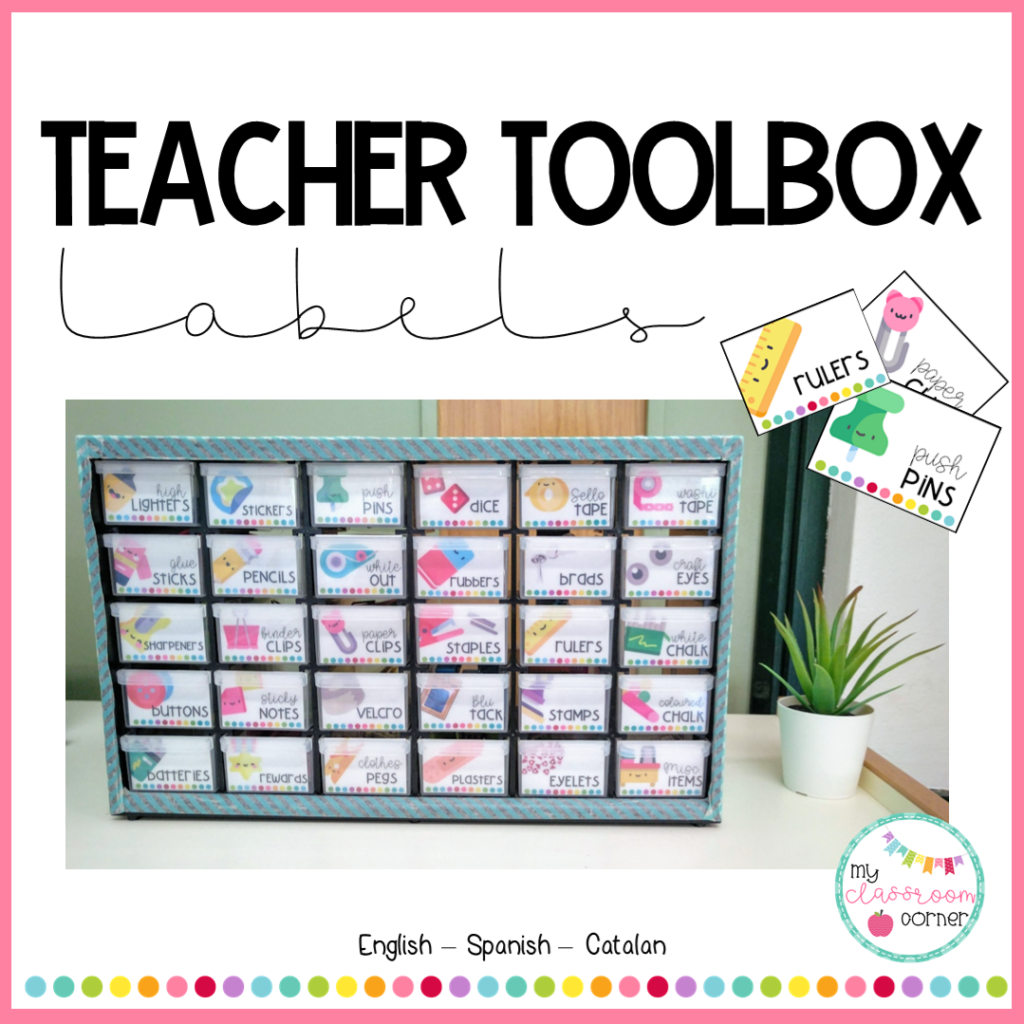 Teacher toolbox labels - My Classroom Corner